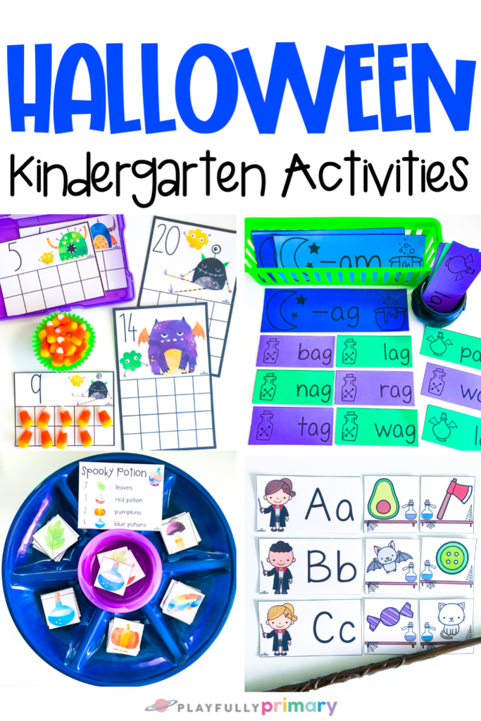 Halloween Activities for Kindergarten Centers and October Morning Work ...