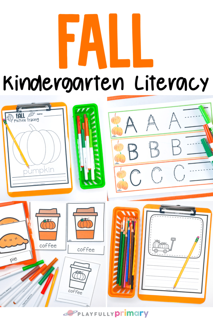 Fall Activities for Kindergarten Centers and Morning Work Tubs ...