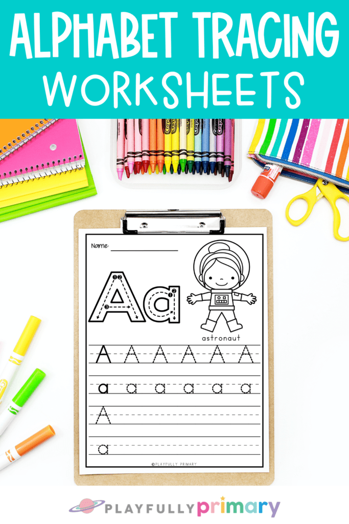 Actually Fun Tracing Worksheets Alphabet Letter Formation! - Playfully ...