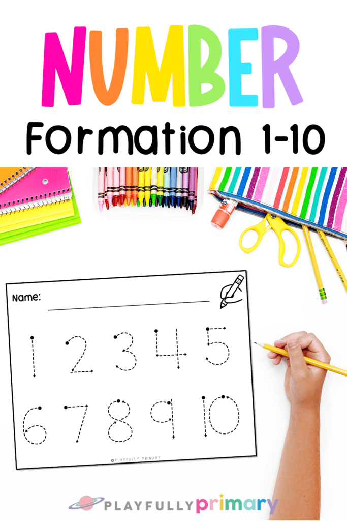3 Easy Print and Go Printable Tracing Worksheets Numbers Practice ...