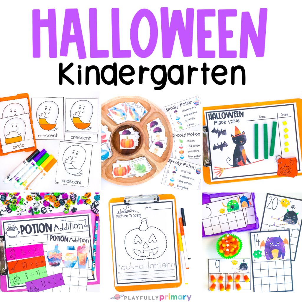 Halloween Activities for Kindergarten Centers and October Morning Work ...