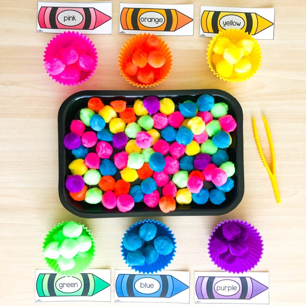 5 Kindergarten + Preschool Hands On Activities - Fine Motor Tubs ...